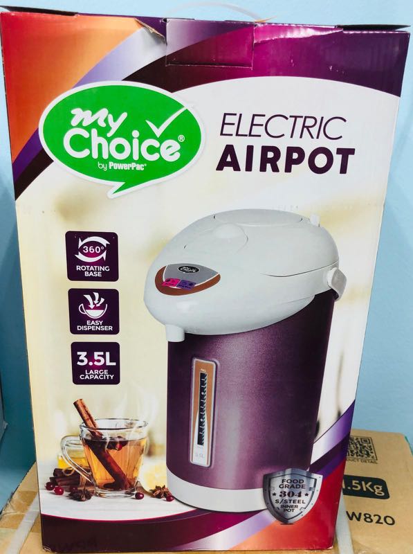 My Choice -PowerPac 3.5L Electric Airpot with Stainless Steel (MC350 ...