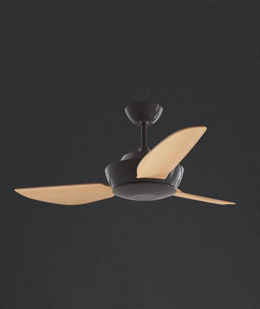 NEW Ceiling Fan promotion EDGE 42" light wood / dark wood with 3 speed ...