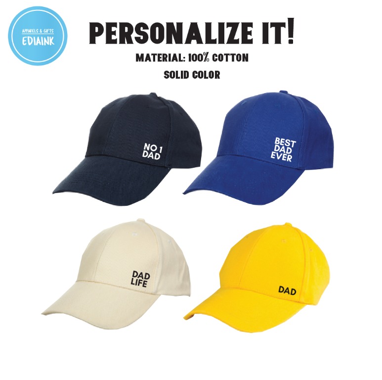 FATHER'S DAY - Personalized Cap for Dad, Men's Fashion, Watches ...