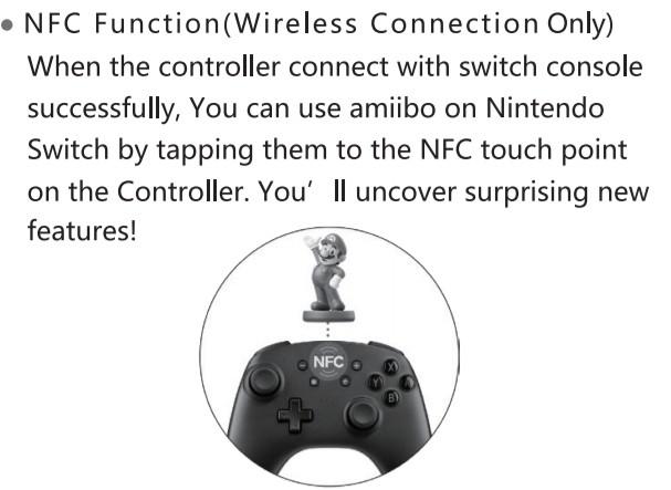 PNX nintendo switch(NFC) game controller android and pc and switch ...