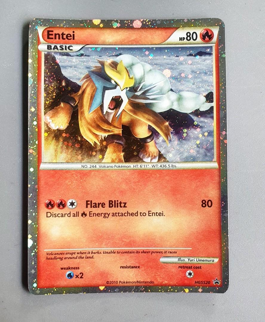 Shiny Entei Card