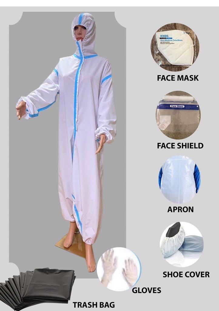 PPE Complete Set DOH approved, Health & Nutrition, Medical Supplies ...