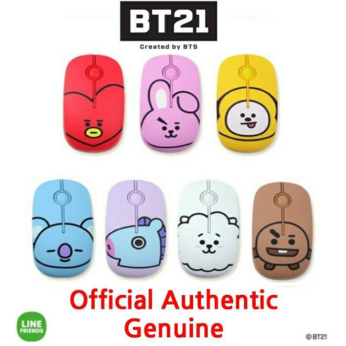 Preorder : BT21 Official Wireless Mouse, Hobbies & Toys, Memorabilia ...