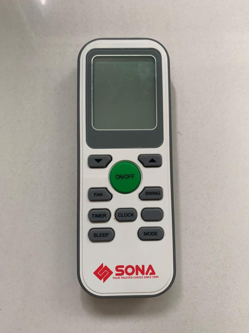 Remote control for SONA Air Cooler SACN6208, TV & Home Appliances, Air ...