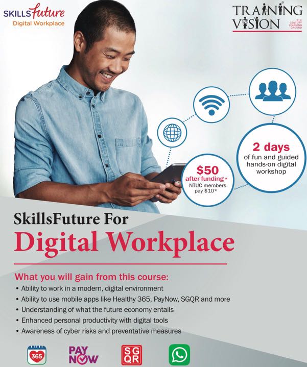 SkillsFuture for Digital Workplace, Mobile Phones & Tablets, Others on ...