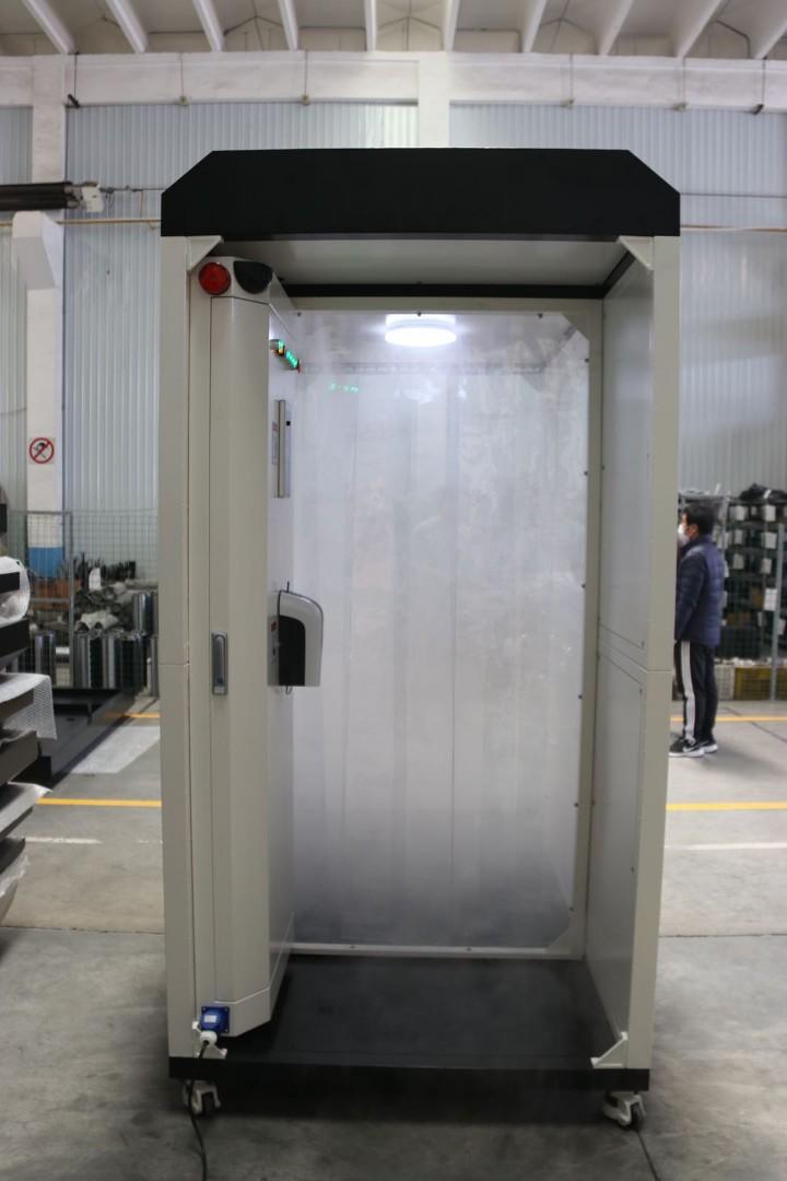 Smart Temperature Measurement & Disinfecting Channel. Disinfecting ...