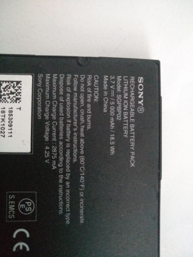 Sony battery, Mobile Phones & Gadgets, Mobile & Gadget Accessories ...