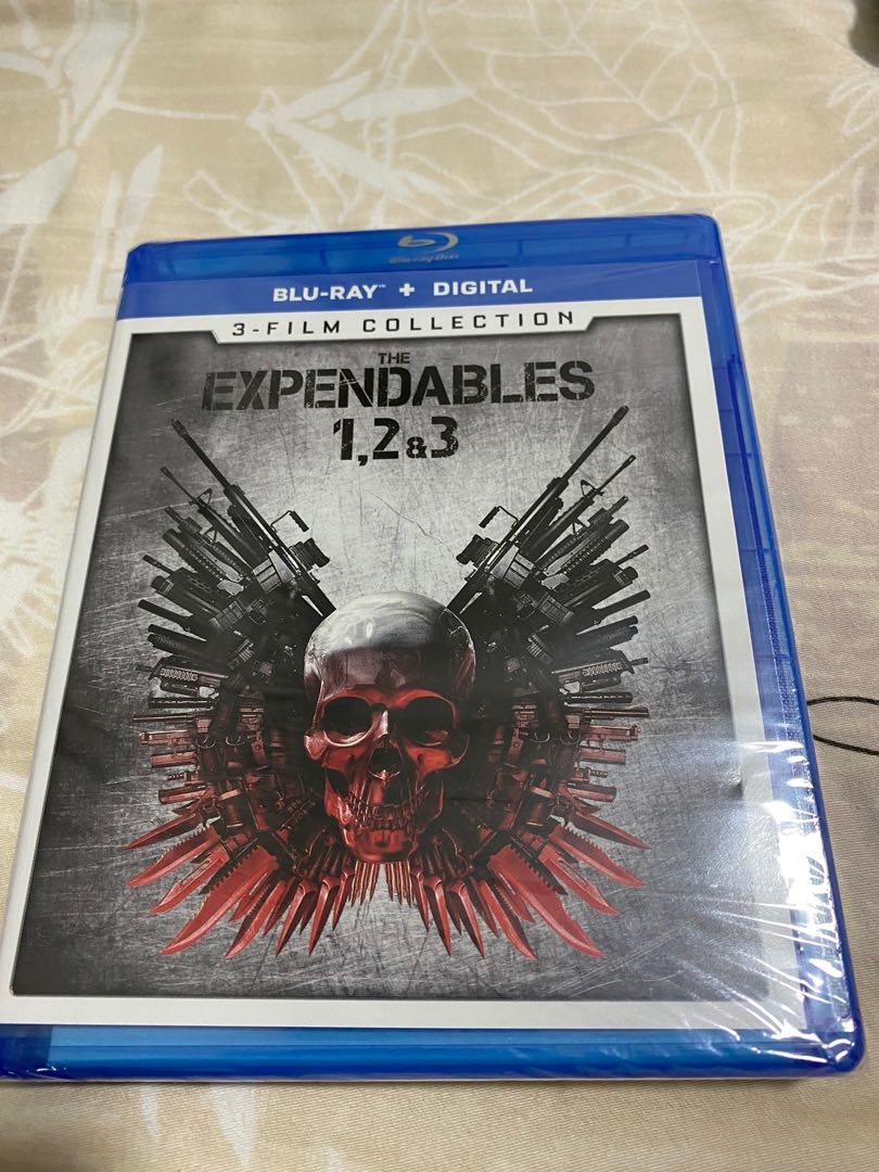 The Expendables Blu Ray Collection (1,2& 3), Hobbies & Toys, Music ...