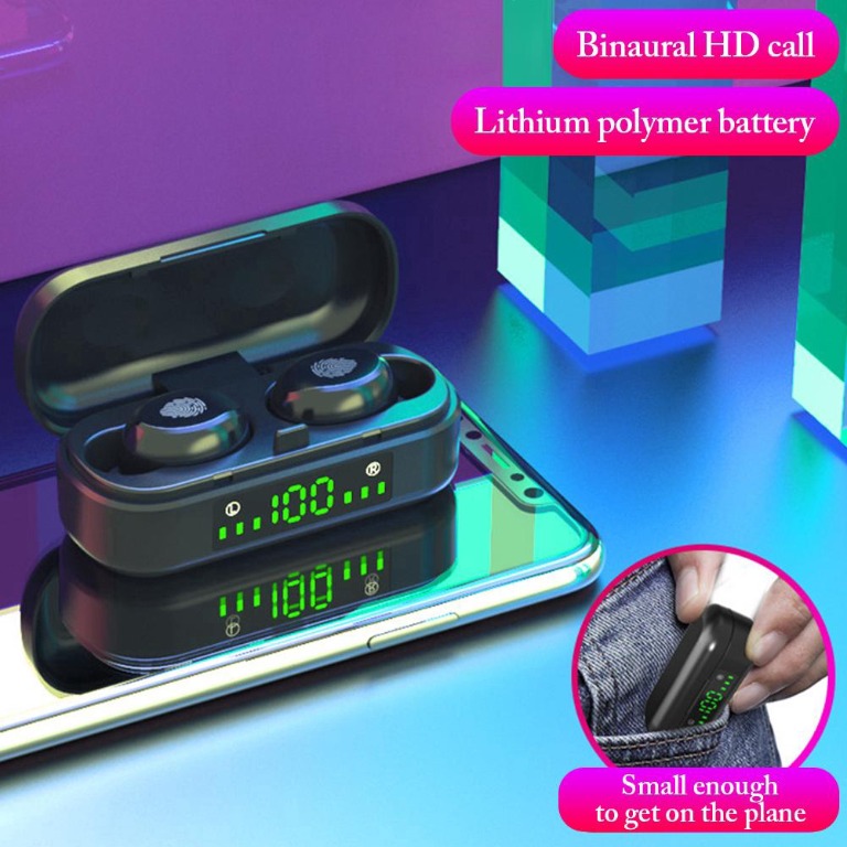 TWS V8 Wireless Earbuds Bluetooth 5.0, Audio, Earphones on Carousell