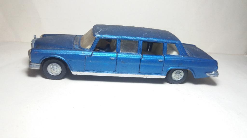 VINTAGE DINKY #128 MERCEDES BENZ 600 PULLMAN LIMOUSINE DIECAST CAR 1976 ...