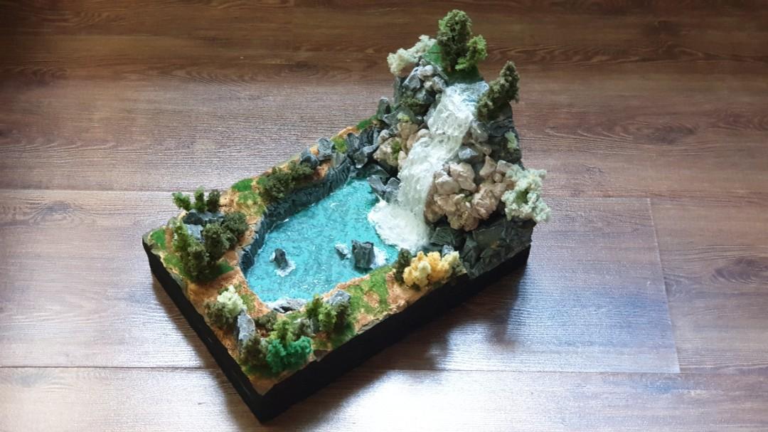 Waterfall Diorama, Hobbies & Toys, Toys & Games on Carousell