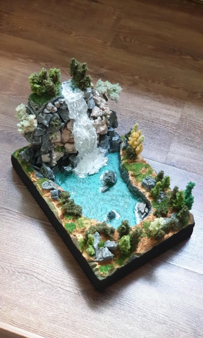 Waterfall Diorama, Hobbies & Toys, Toys & Games on Carousell