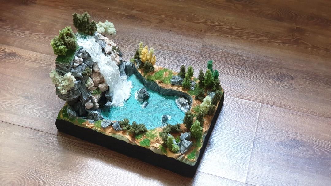 Waterfall Diorama, Hobbies & Toys, Toys & Games on Carousell