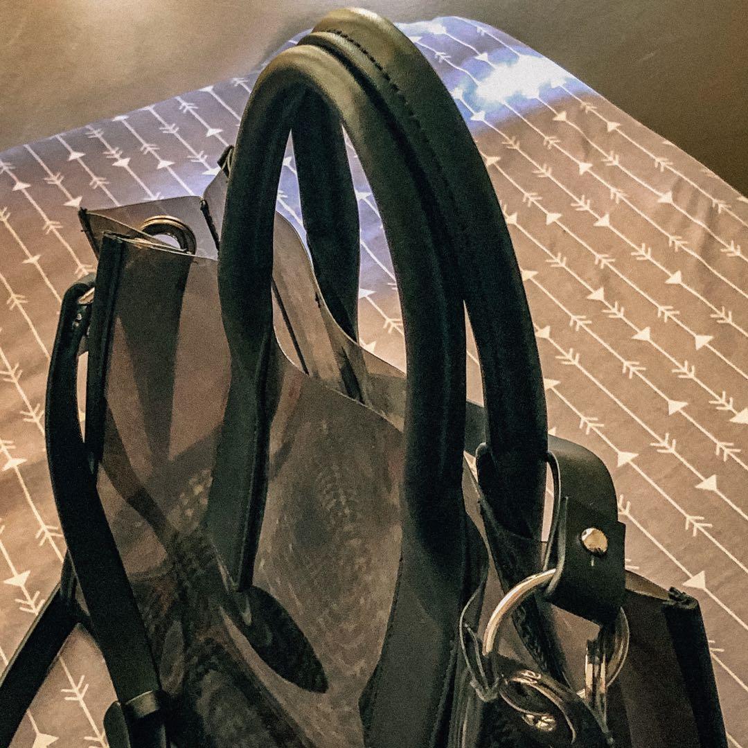 Zara Transparent Bag, Women's Fashion, Bags & Wallets, Beach Bags on ...