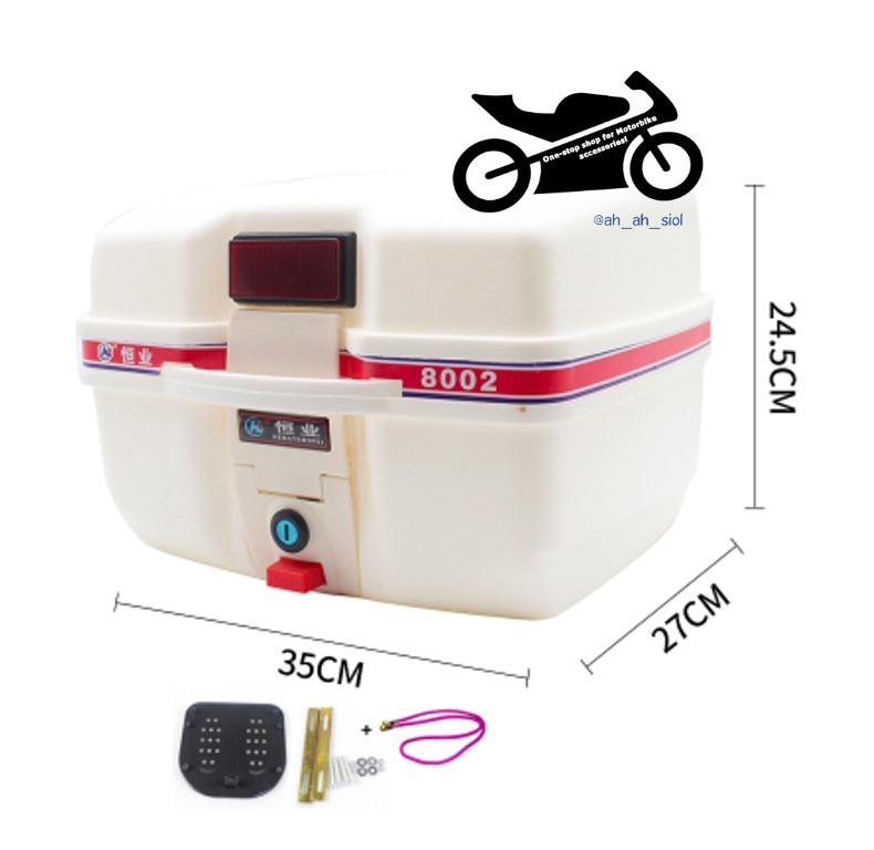 32L Retro Motorbike Top Box, Motorcycles, Motorcycle Accessories on ...