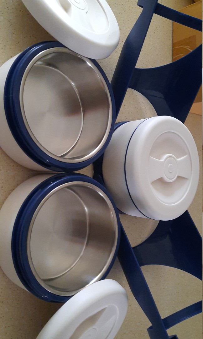 3 layered containers, Furniture & Home Living, Kitchenware & Tableware ...