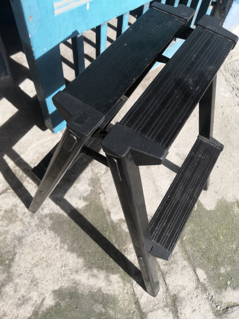 Black short Ladder | foldable ladder, Furniture & Home Living, Home ...