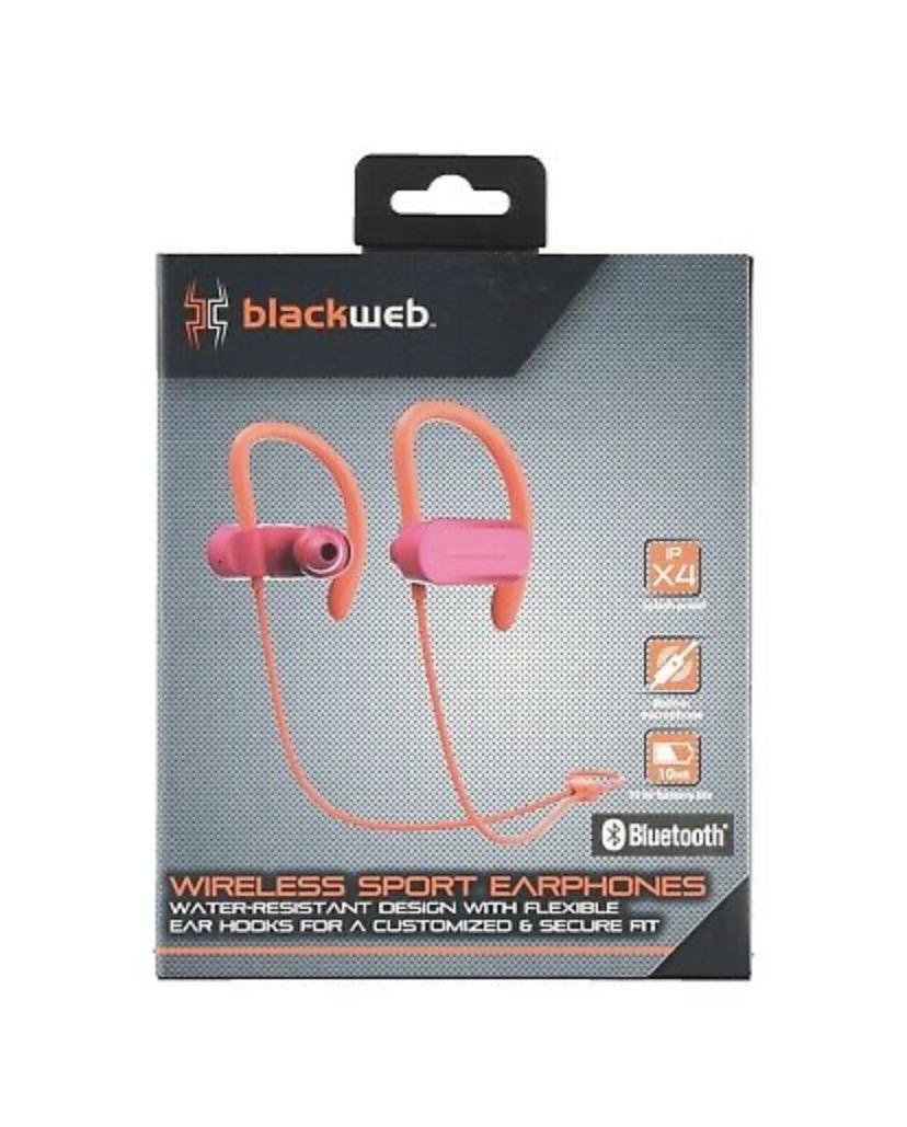 Blackweb Over The Ear Sport Bluetooth Headphones and Built-in ...
