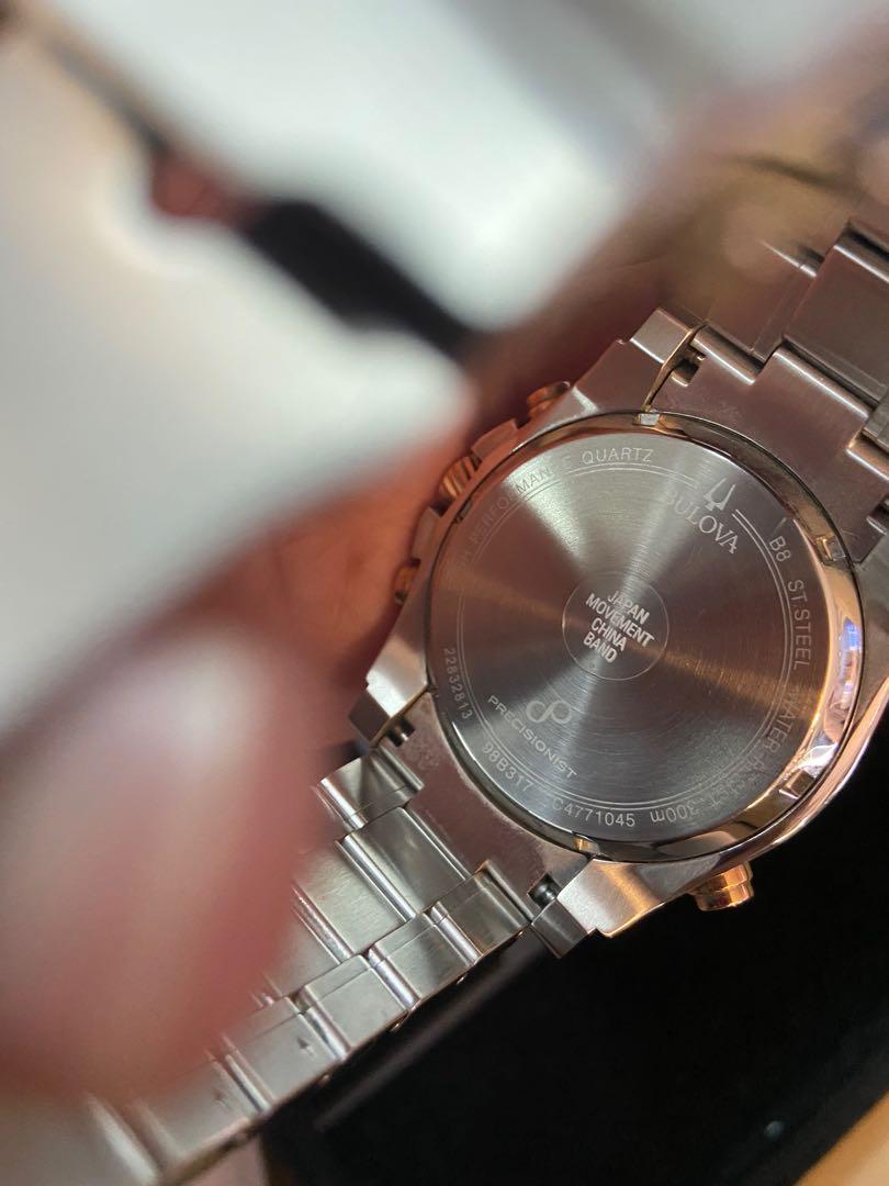 Bulova Precisionist Chronograph 98B317 Men’s Watch, Luxury, Watches on ...
