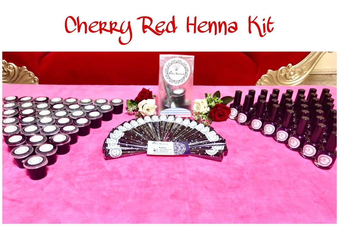 Cherry red henna kit, Beauty & Personal Care, Hands & Nails on Carousell