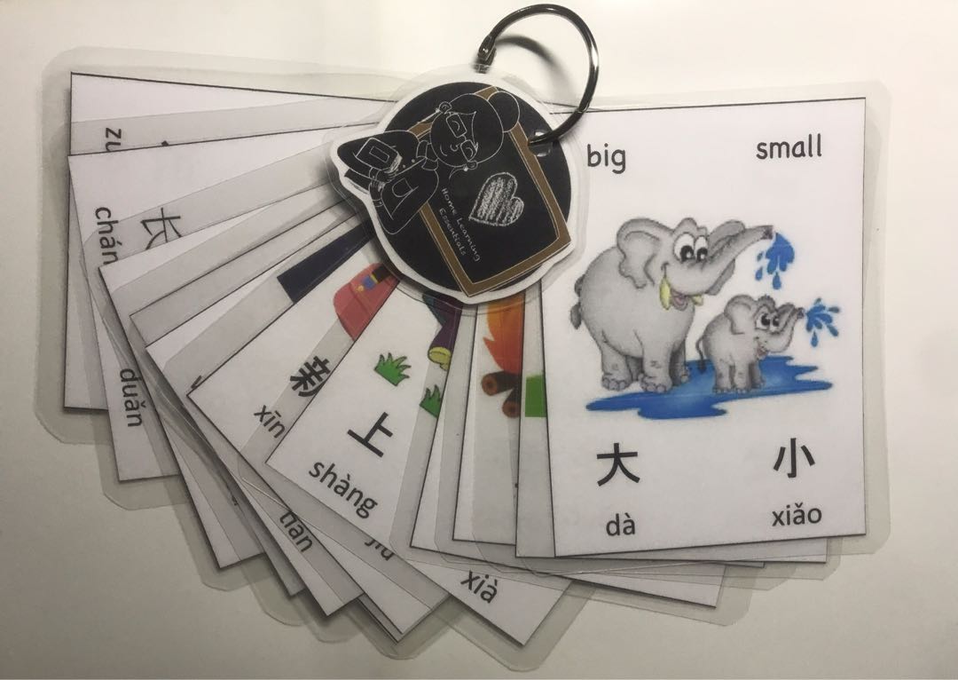 Chinese Flashcard Opposites (Antonyms), Hobbies & Toys, Toys & Games on ...