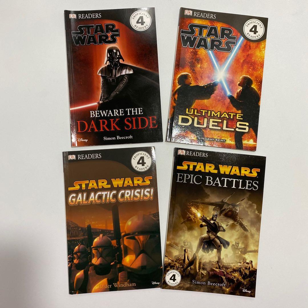 DK Readers (Star Wars) 4 books, 興趣及遊戲, 書本 & 文具, 小朋友書 - Carousell