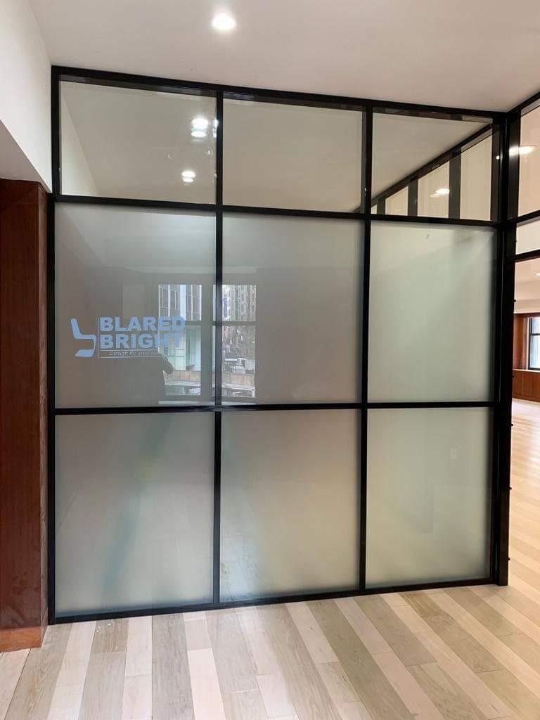 GLASS PARTITION (FROSTED-STICKER) / BBFT / OFFICE FURNITURE, Furniture ...