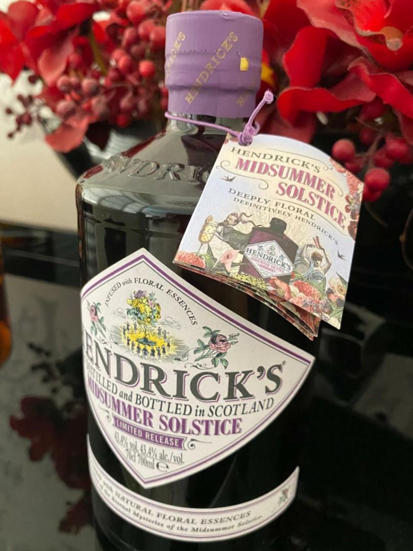 Hendricks Gin Midsummer Solstice Limited Edition, Food & Drinks ...