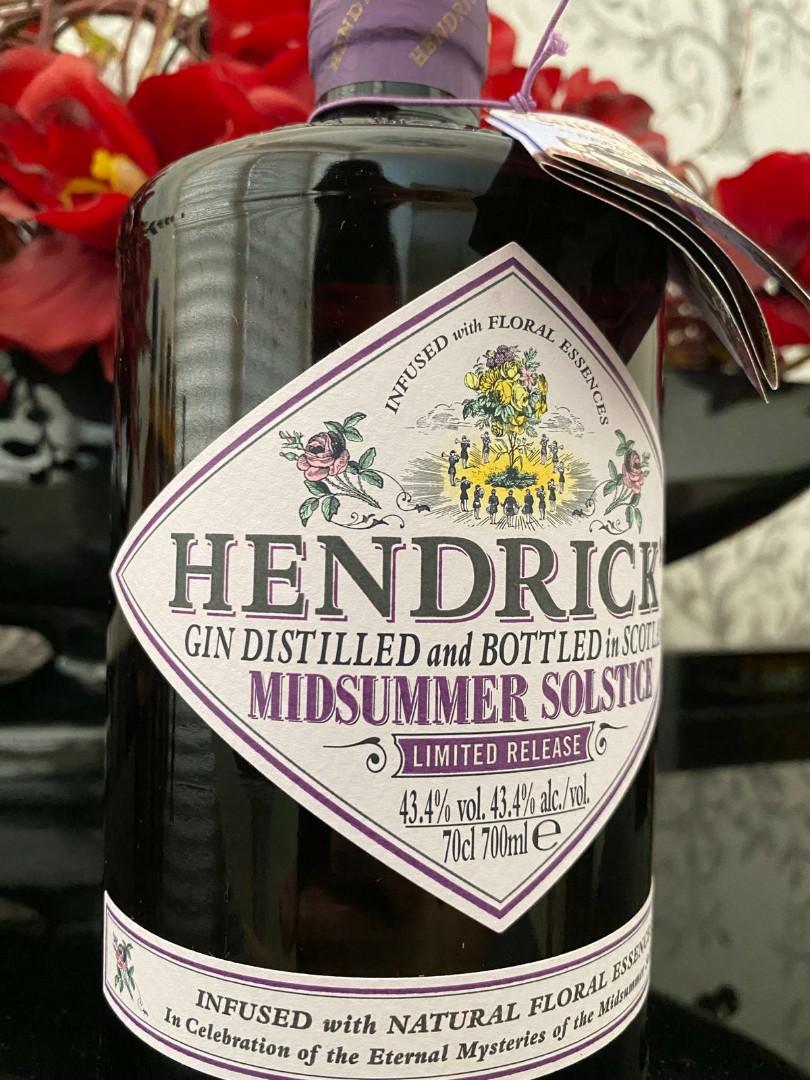 Hendricks Gin Midsummer Solstice Limited Edition, Food & Drinks ...