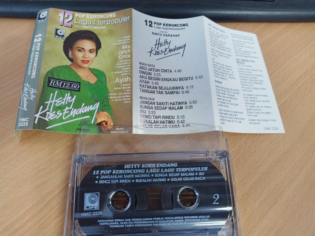 kaset lama - 12 lagu popular hetty koes endang 1992, Hobbies & Toys ...