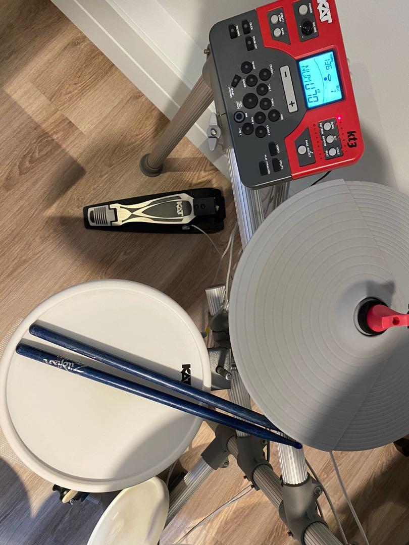 KAT KT3 Electronic Drum Kit, Hobbies & Toys, Music & Media, Musical ...