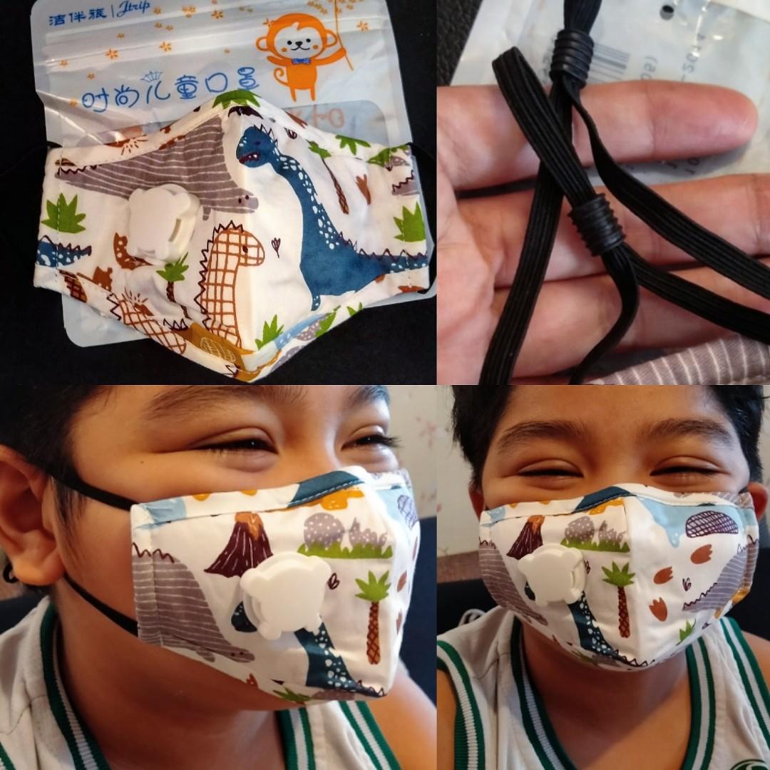 Kn95 N95 KIDS MASK WITH VALVE, Babies & Kids, Bathing & Changing, Other ...