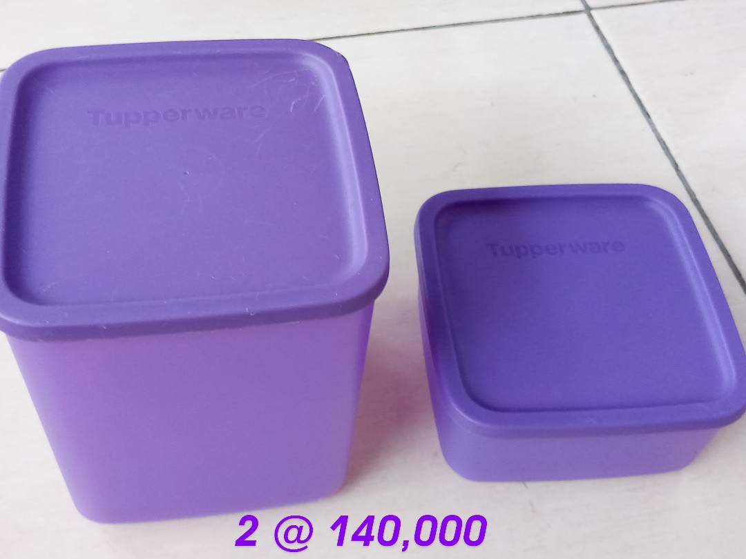 Kotak Makan Tupperware, Kitchen & Appliances di Carousell