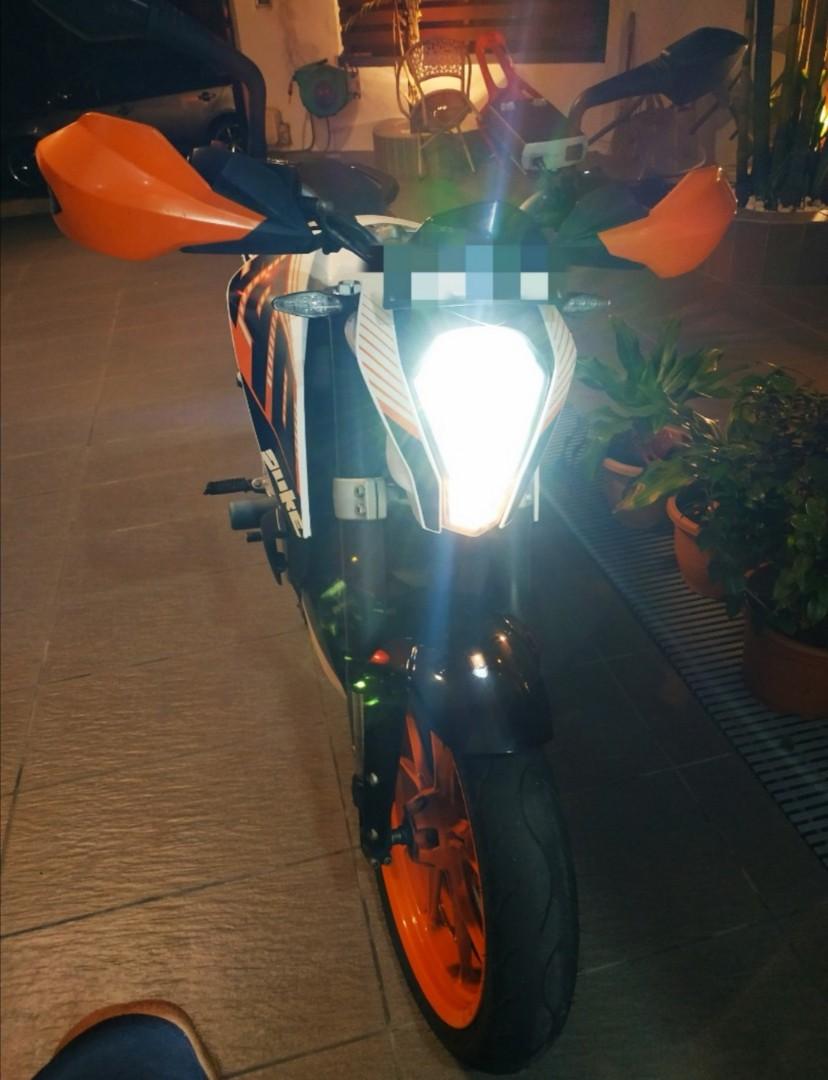 Ktm 125/200/390 duke led headlight!, Motorcycles, Motorcycle ...
