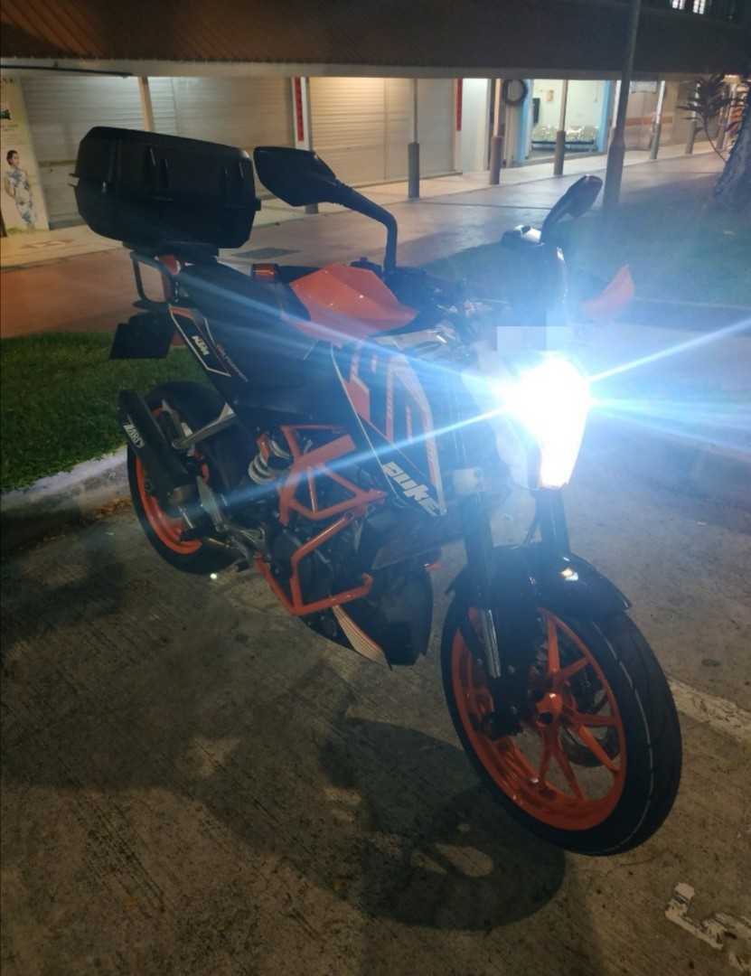 Ktm 125/200/390 duke led headlight!, Motorcycles, Motorcycle ...