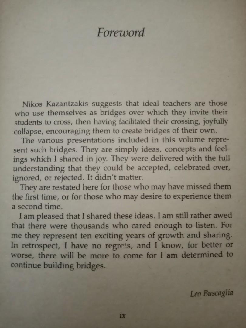 Living, Loving & Learning by Leo Buscaglia, Ph. D., Hobbies & Toys ...