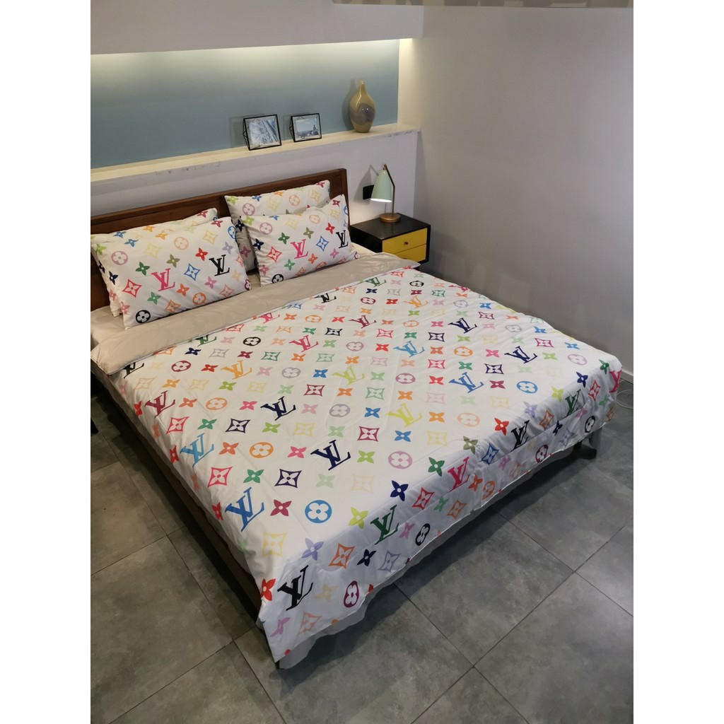 Louis vuitton Bedsheet With Comforter Set, Furniture, Home Decor ...