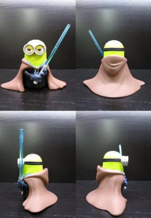 Mini Minion Jedi Figurine, Toys & Games, Bricks & Figurines on Carousell