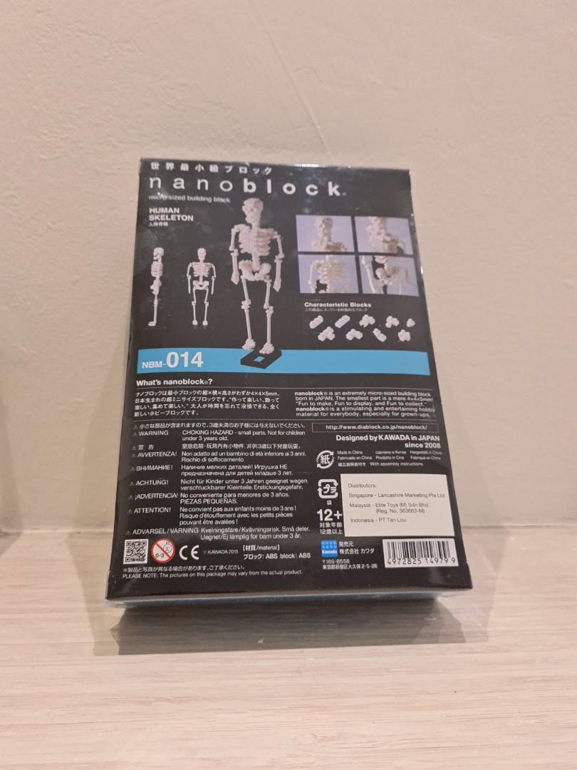 nanoblock (Human Skeleton), Hobbies & Toys, Toys & Games on Carousell