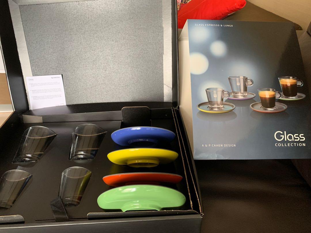 Nespresso Lounge Glass Cups, Furniture & Home Living, Kitchenware ...