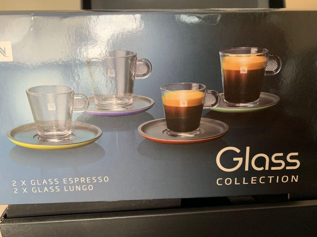 Nespresso Lounge Glass Cups, Furniture & Home Living, Kitchenware ...