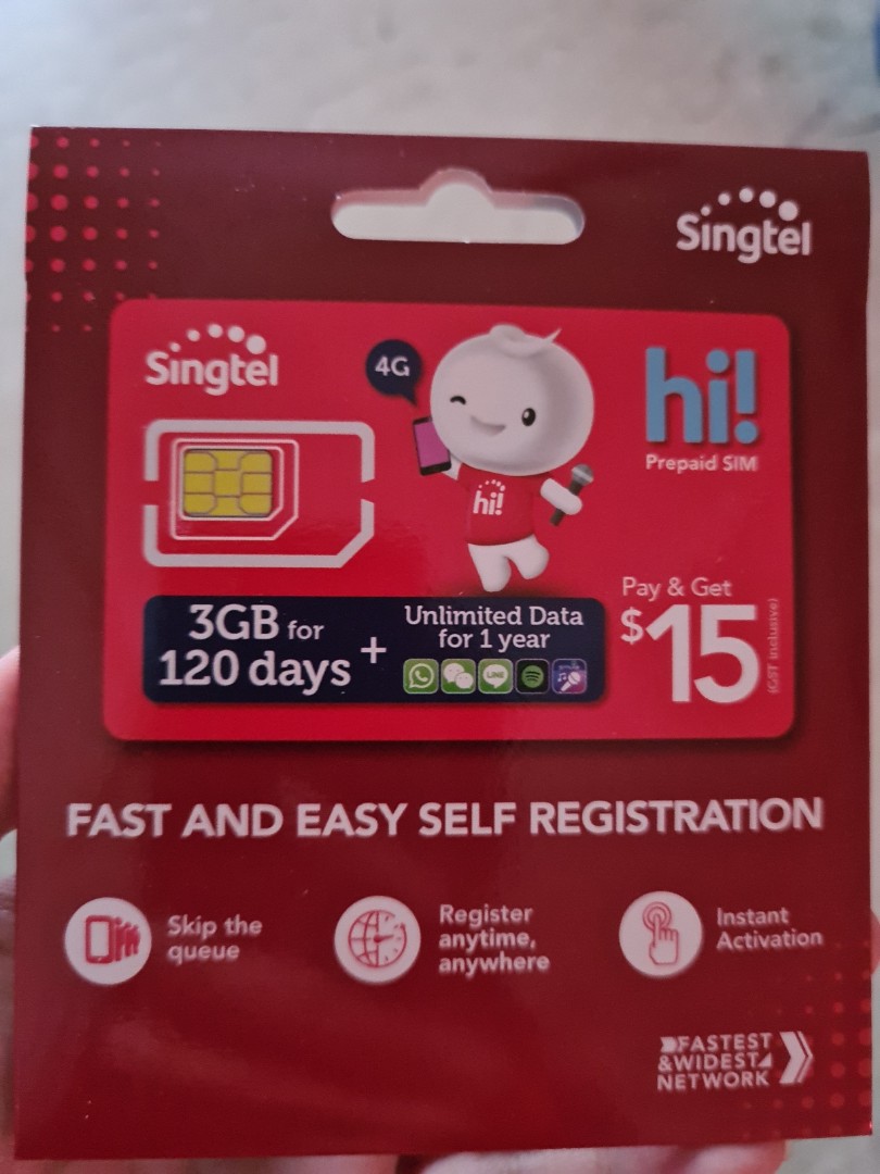 New - Singtel Sim card, Mobile Phones & Gadgets, Mobile & Gadget ...