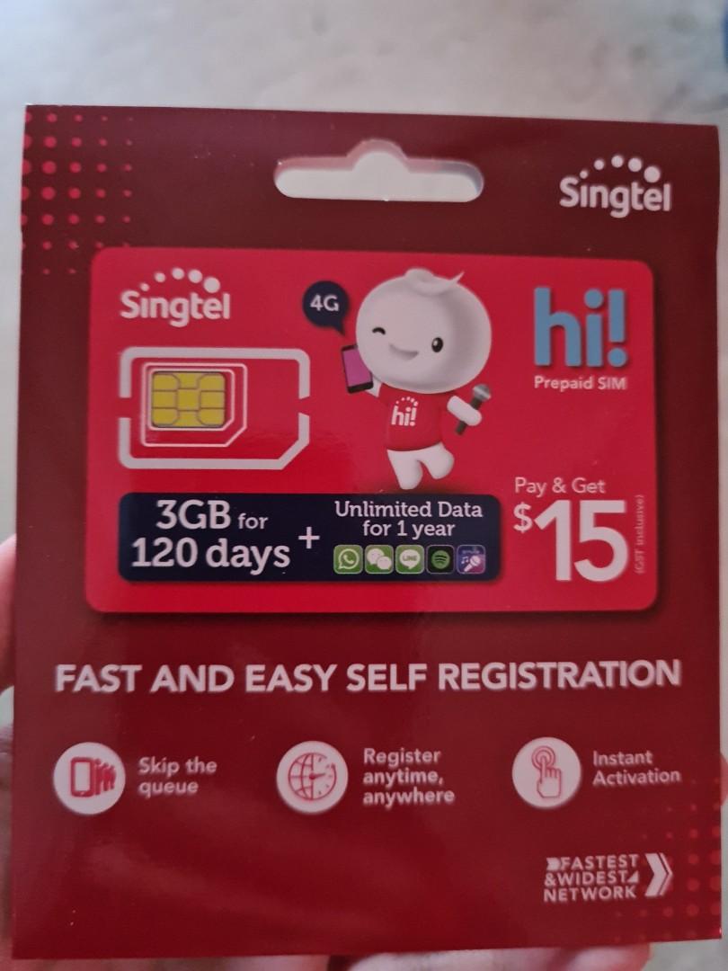 New - Singtel Sim card, Mobile Phones & Gadgets, Mobile & Gadget ...