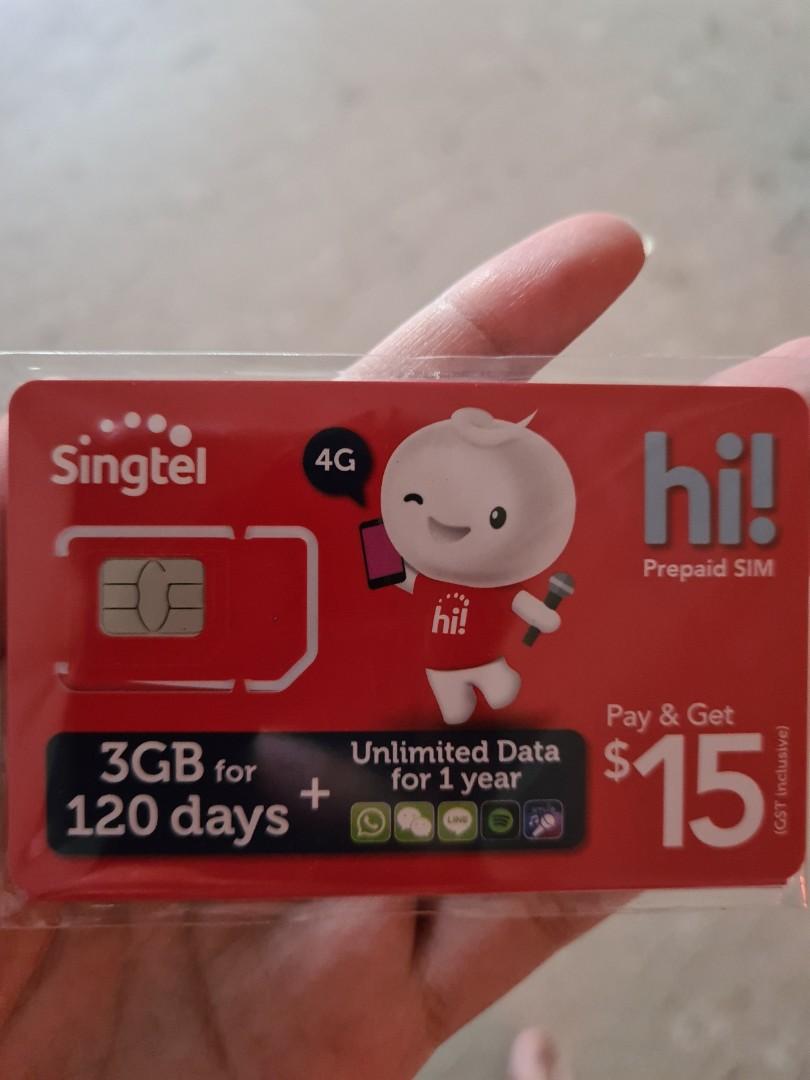 New - Singtel Sim card, Mobile Phones & Gadgets, Mobile & Gadget ...