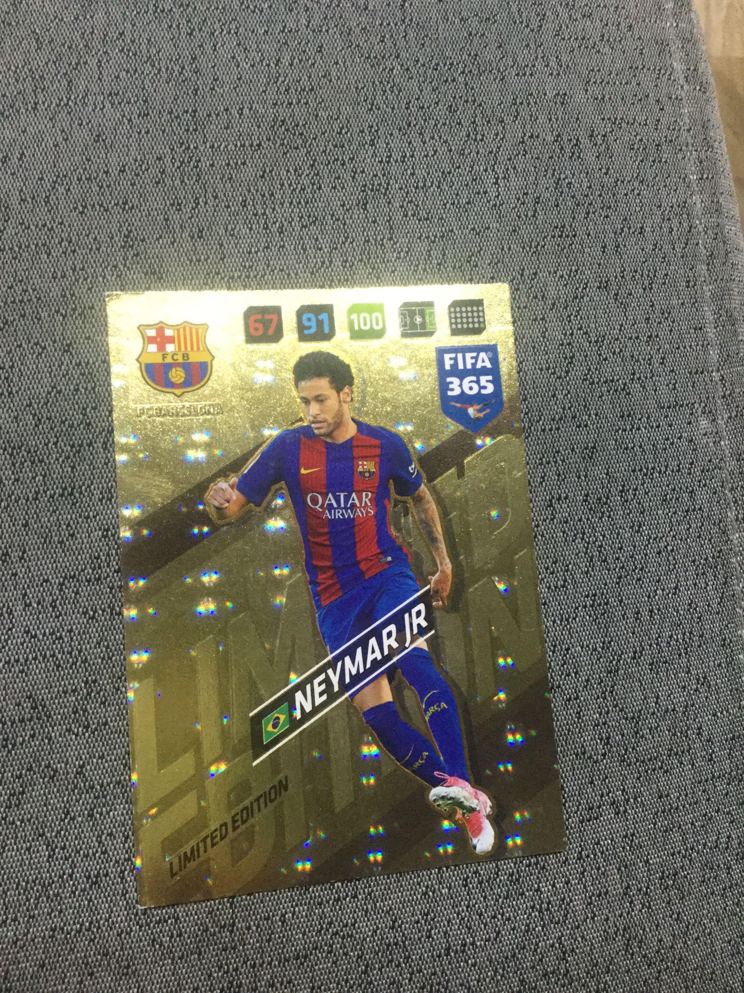 Neymar Jr limited edition card, Hobbies & Toys, Toys & Games on Carousell