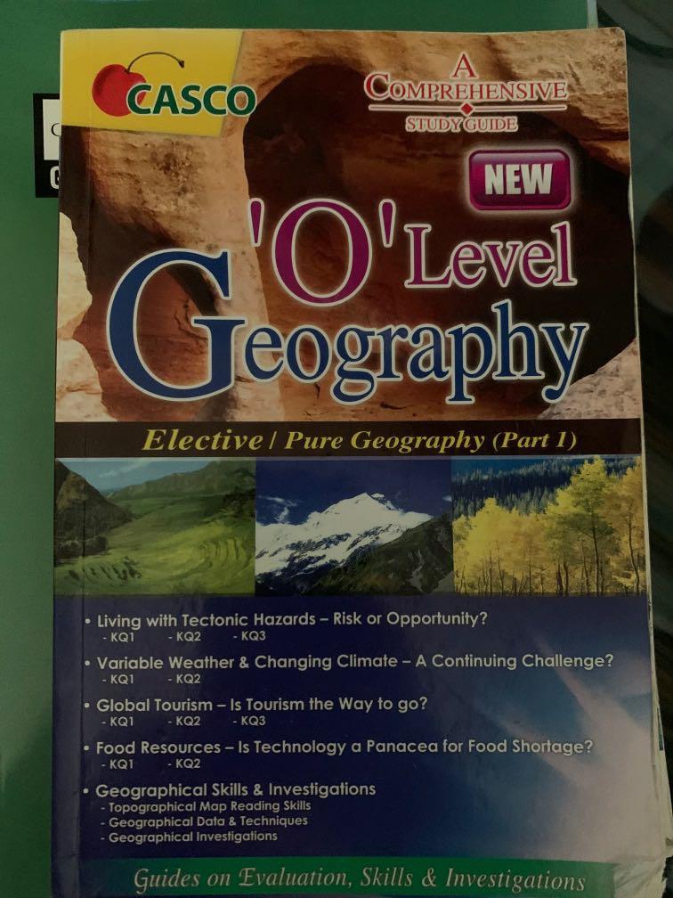 O Level Pure Geography Textbooks / Revision Guides, Hobbies & Toys ...