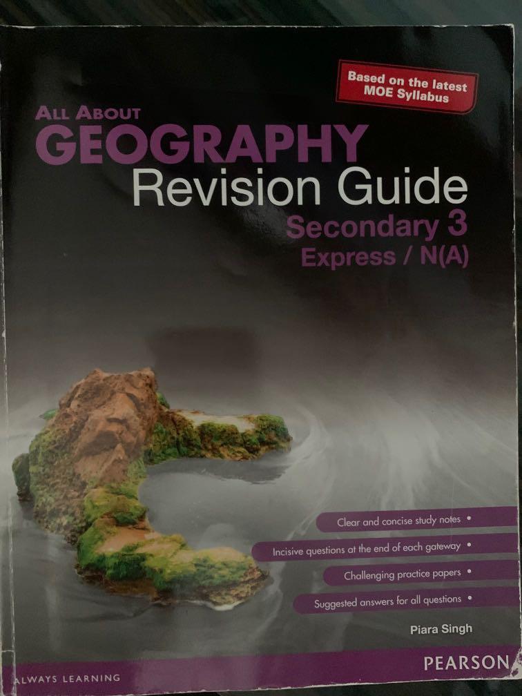 O Level Pure Geography Textbooks / Revision Guides, Hobbies & Toys ...