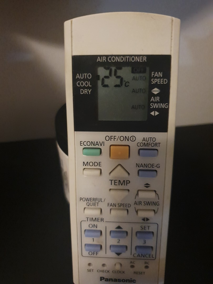 Panasonic Original Remote, Home Appliances, Cooling & Air Care on Carousell