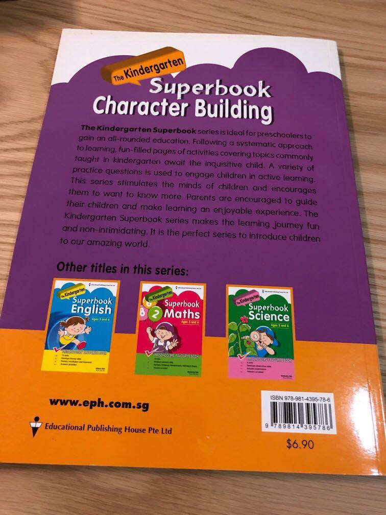 Preschool character building activity book, Books & Stationery ...