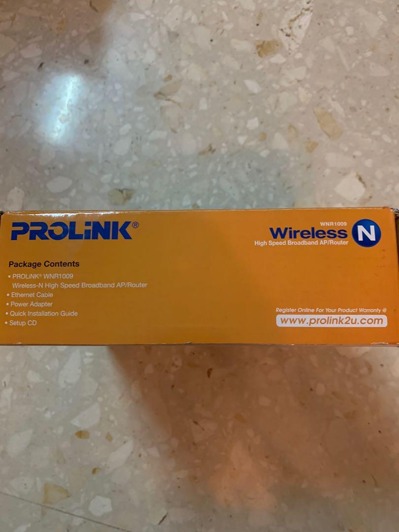 PROLINK Wireless N Router, Computers & Tech, Parts & Accessories ...